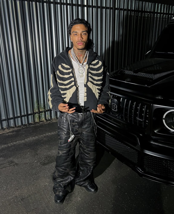 BONES ZIP-UP HOODIE – Reservation For One